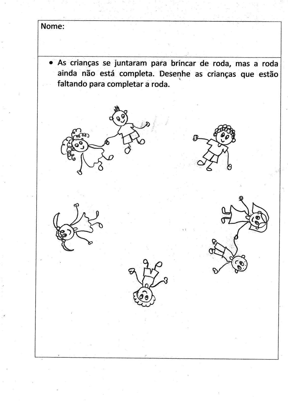 dia-a-dia na Educação Infantil: Atividade: Complete a roda