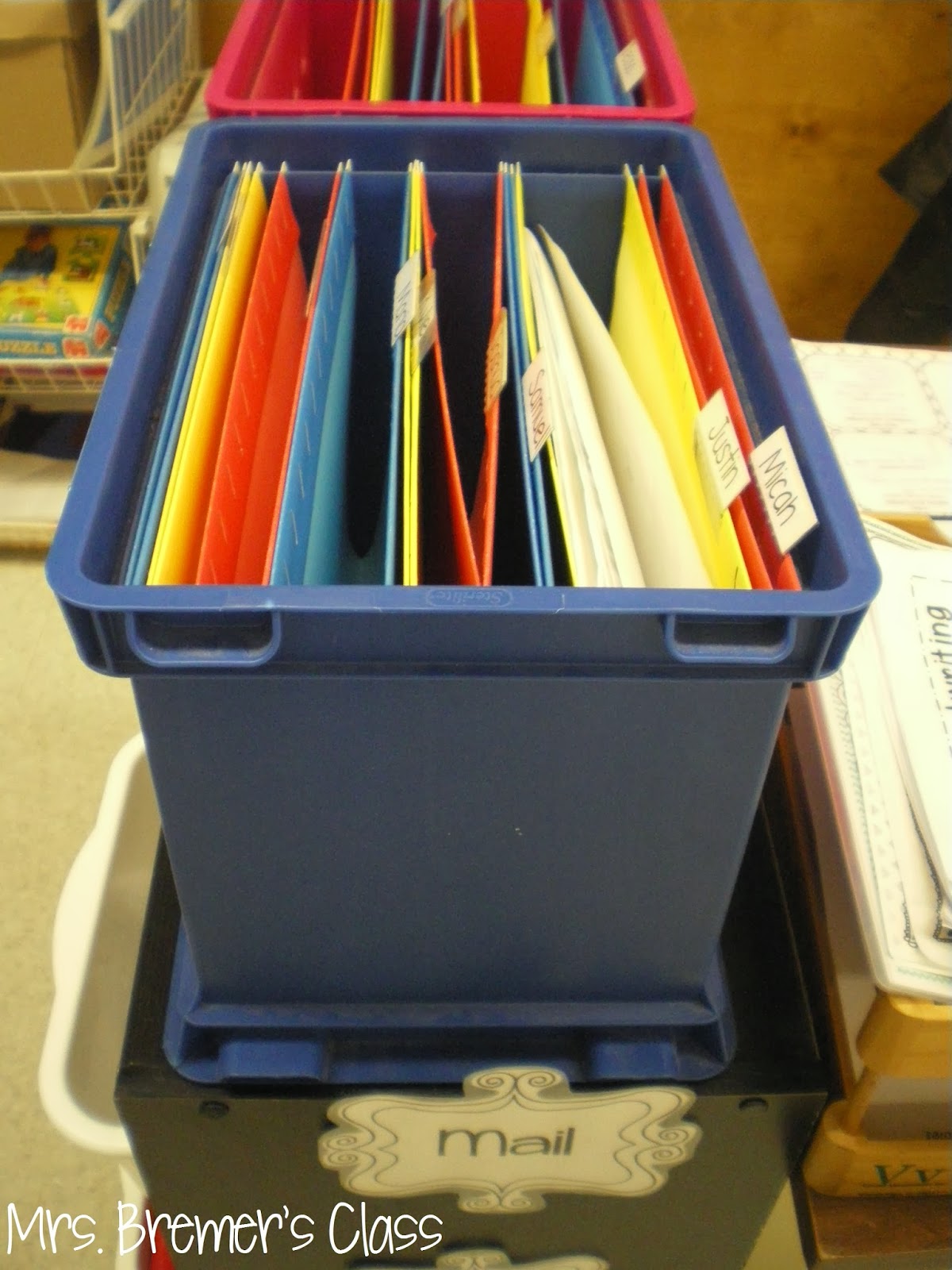 Bright Ideas Blog Hop...Tips for Organizing Student Mail | Mrs. Bremer ...