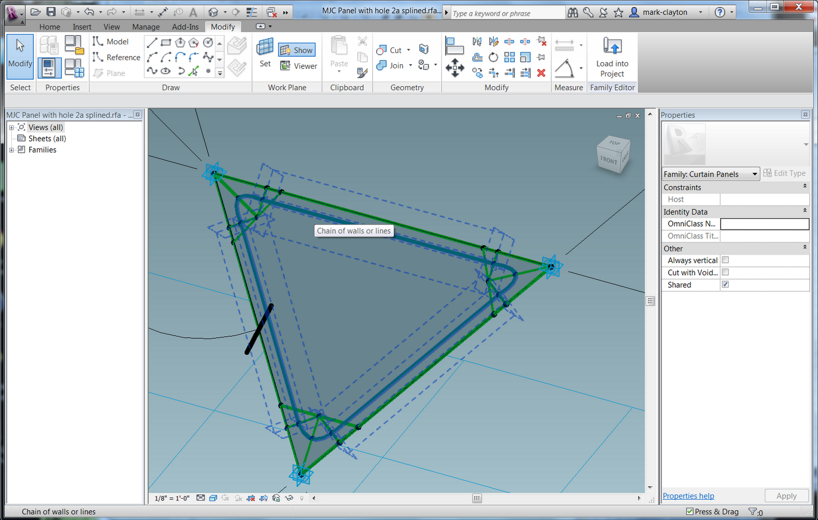 Texas Architecture and Miscellaneous University: BIM Triangular panel ...