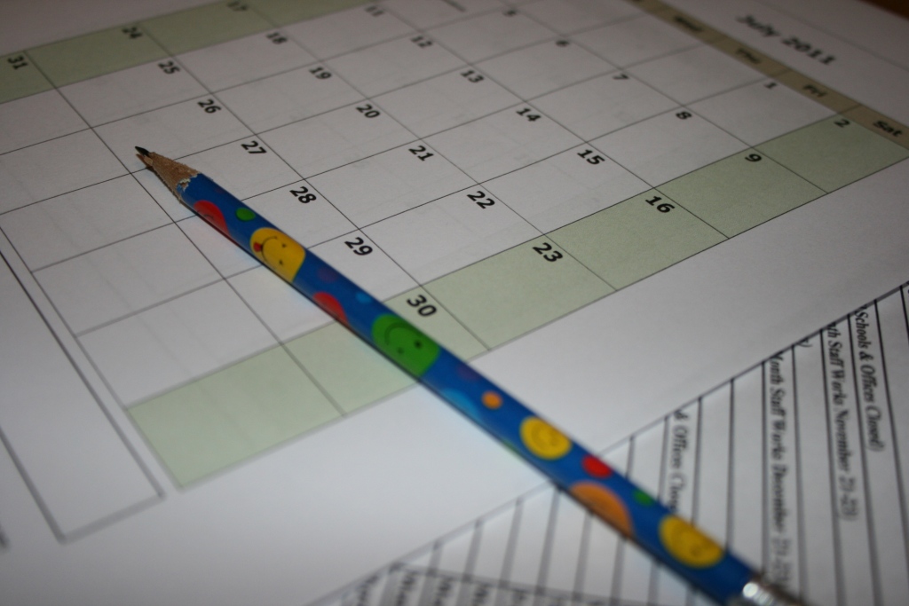 Blueprints: Setting Up Your Homeschool Calendar - Meet Penny