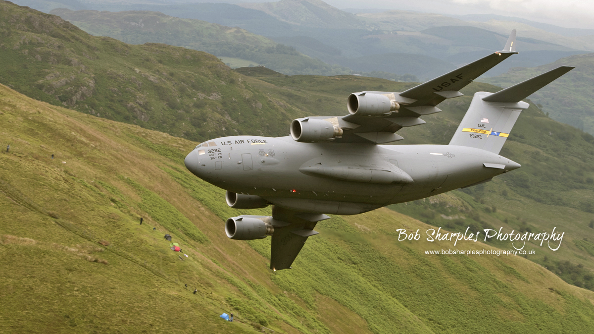 Photography by Bob Sharples: USAF C-17 Globemaster Low Flying in Mach ...
