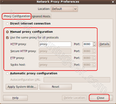 AMpm FUN: How to use a proxy server on ubuntu