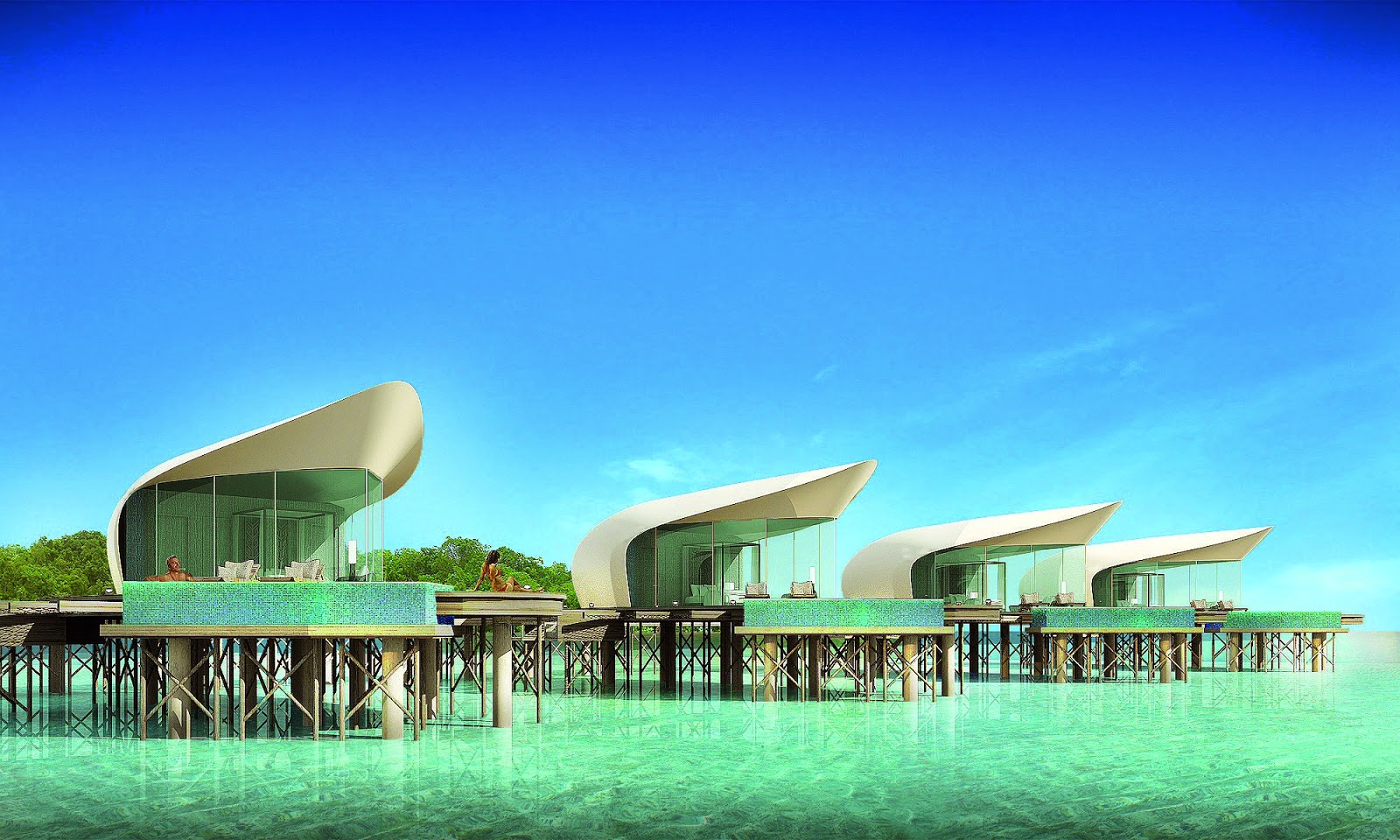 Pasar Pagi: Villa di Raja Ampat sangat nyaman dengan fasilitas Diving ...