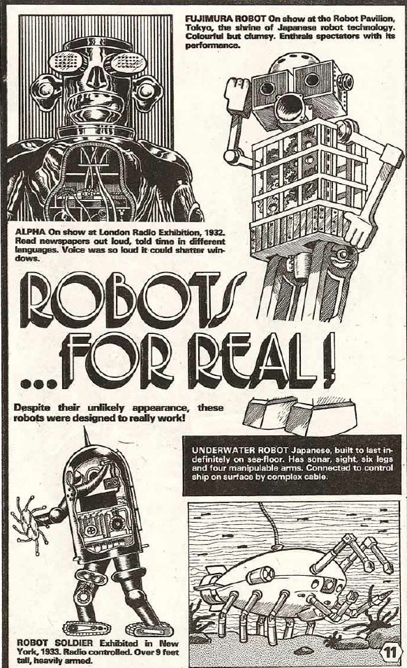 Dredd Alert: Ro-Jaws And Hammerstein Book Of Robots: Robots For Real!
