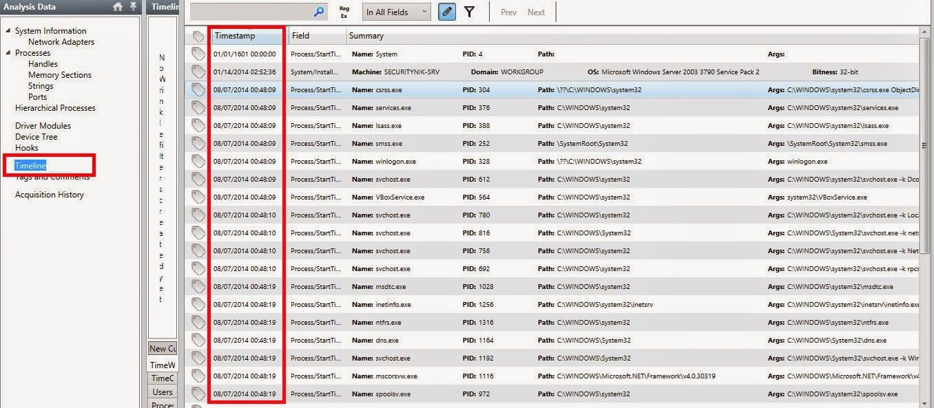 Learning by practicing: Beginning Memory Forensics - Mandant's Redline ...