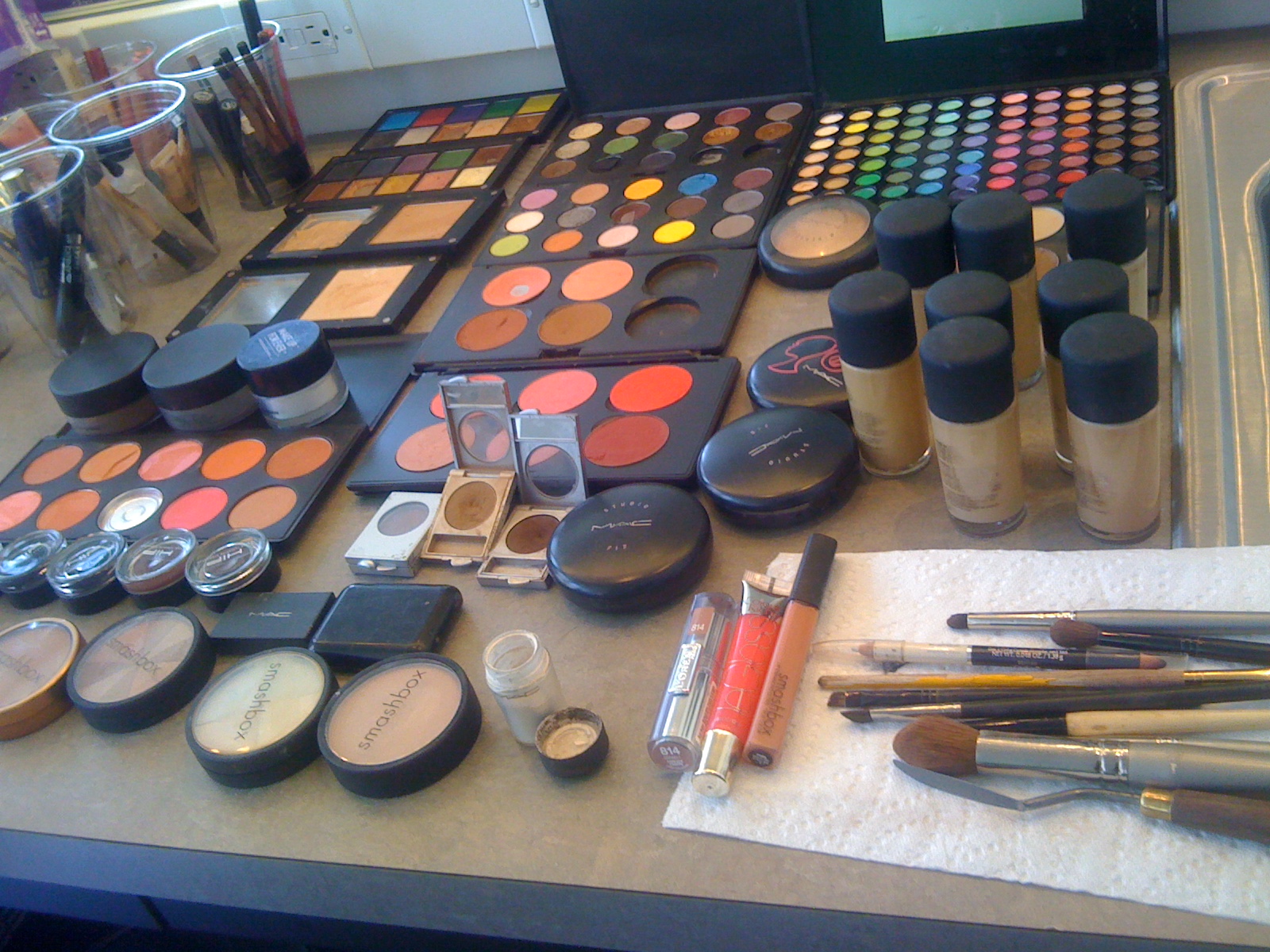 Inside the Life of a Glam Makeup Artist: Vogue TV Shoot for Sperry Top ...