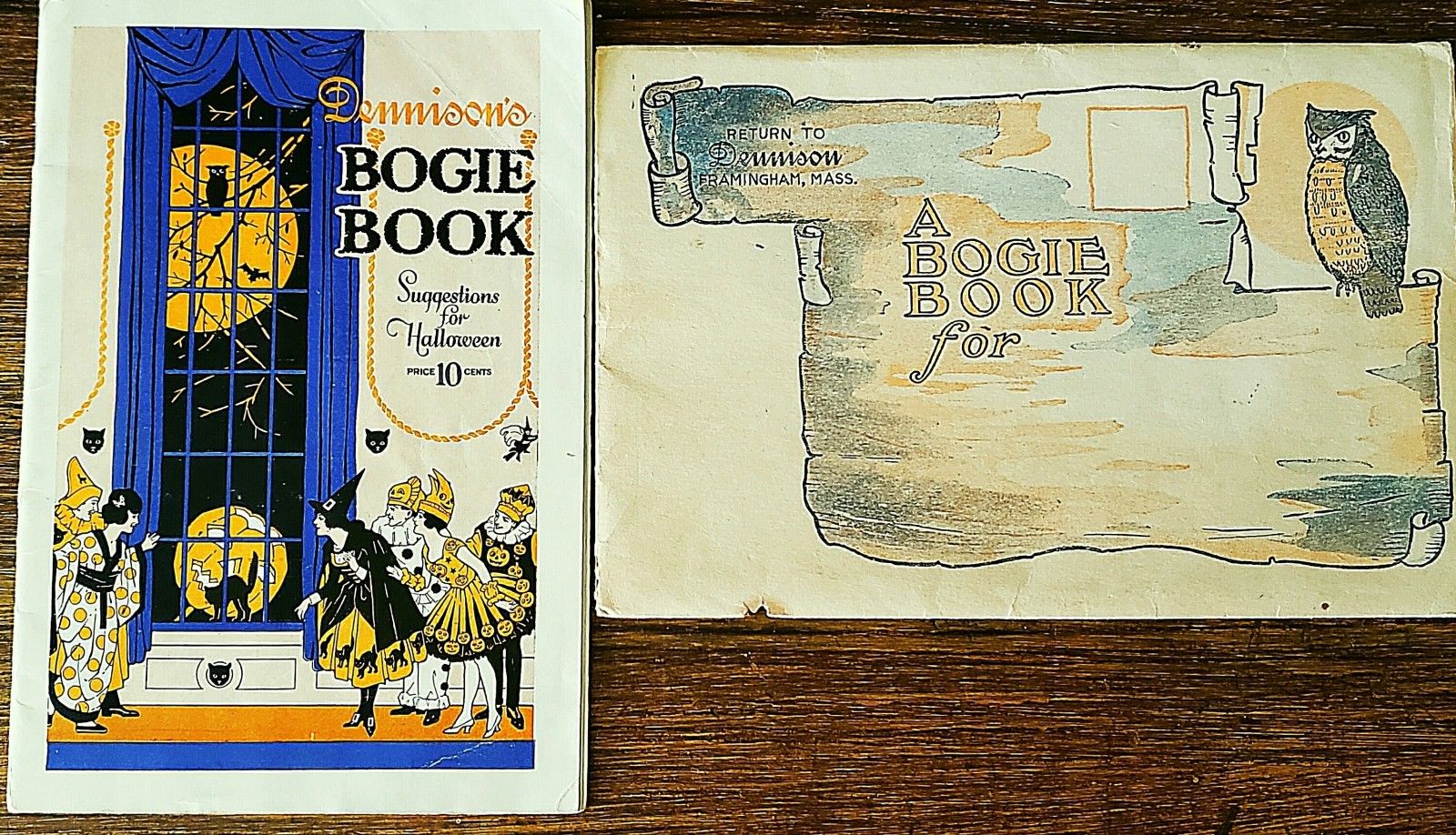 Vintage Halloween Collector: Vintage Dennison Bogie Book at eBay