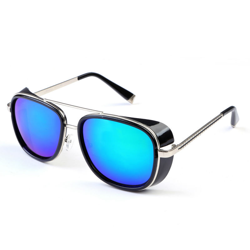 Iron Man 3 Sunglasses 8 Lens Color Robert Downey Jr. TONY STARK Aviator ...