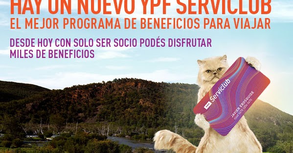 Serviclub de YPF Argentina: Obtener tarjeta serviclub