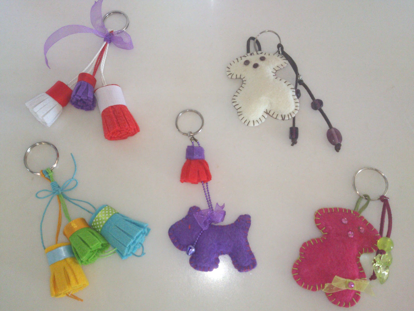 Imagenes de llaveros de fieltro - Imagui