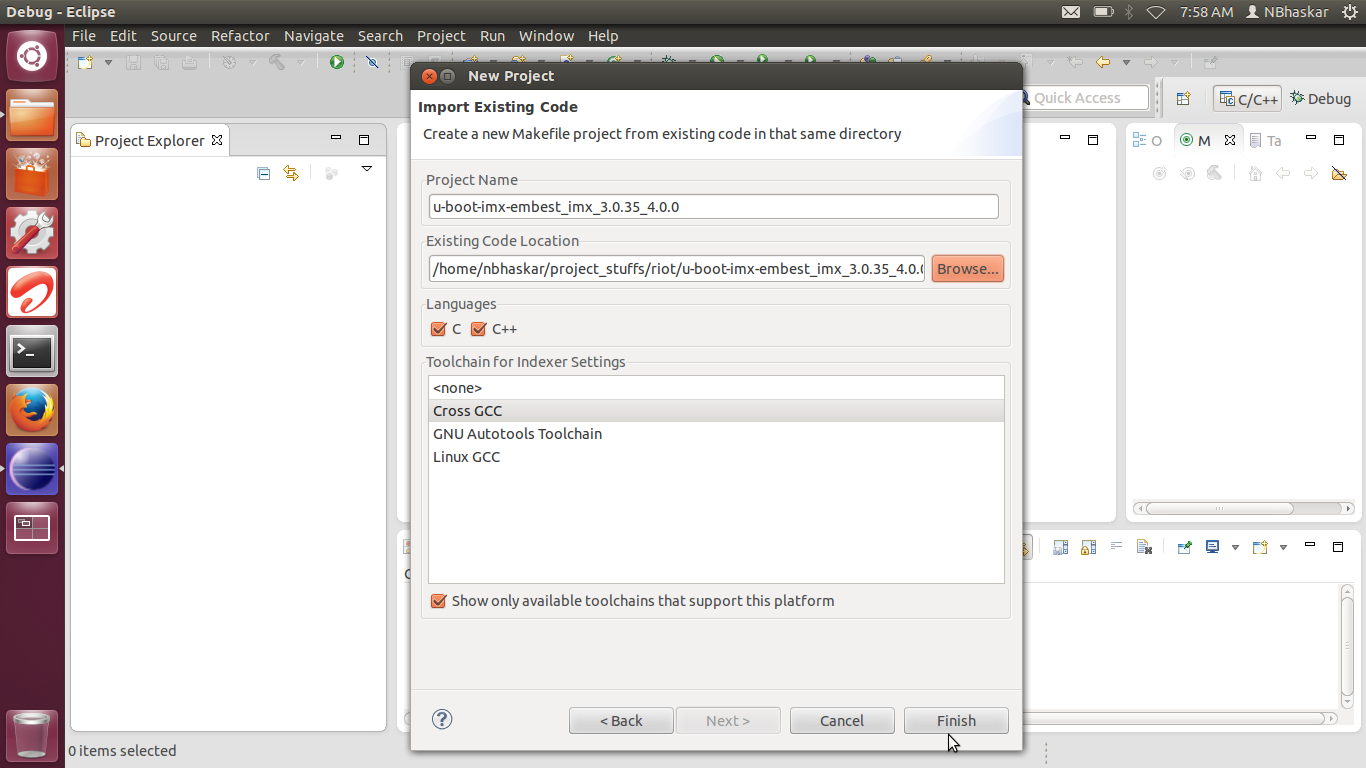 Uc World Debugging U Boot On Riotboard Using Eclipse And Jlink Under Linux