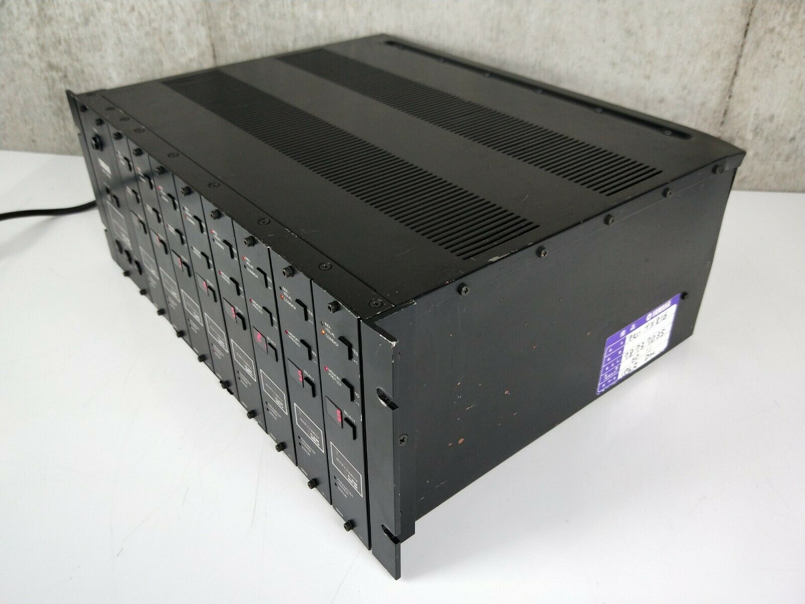 MATRIXSYNTH: YAMAHA TX816 MIDI Rack Synthesizer SN 3845