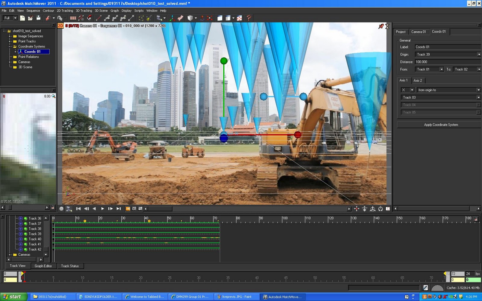 DM4299 Group 01 Production Blog: Matchmove Test
