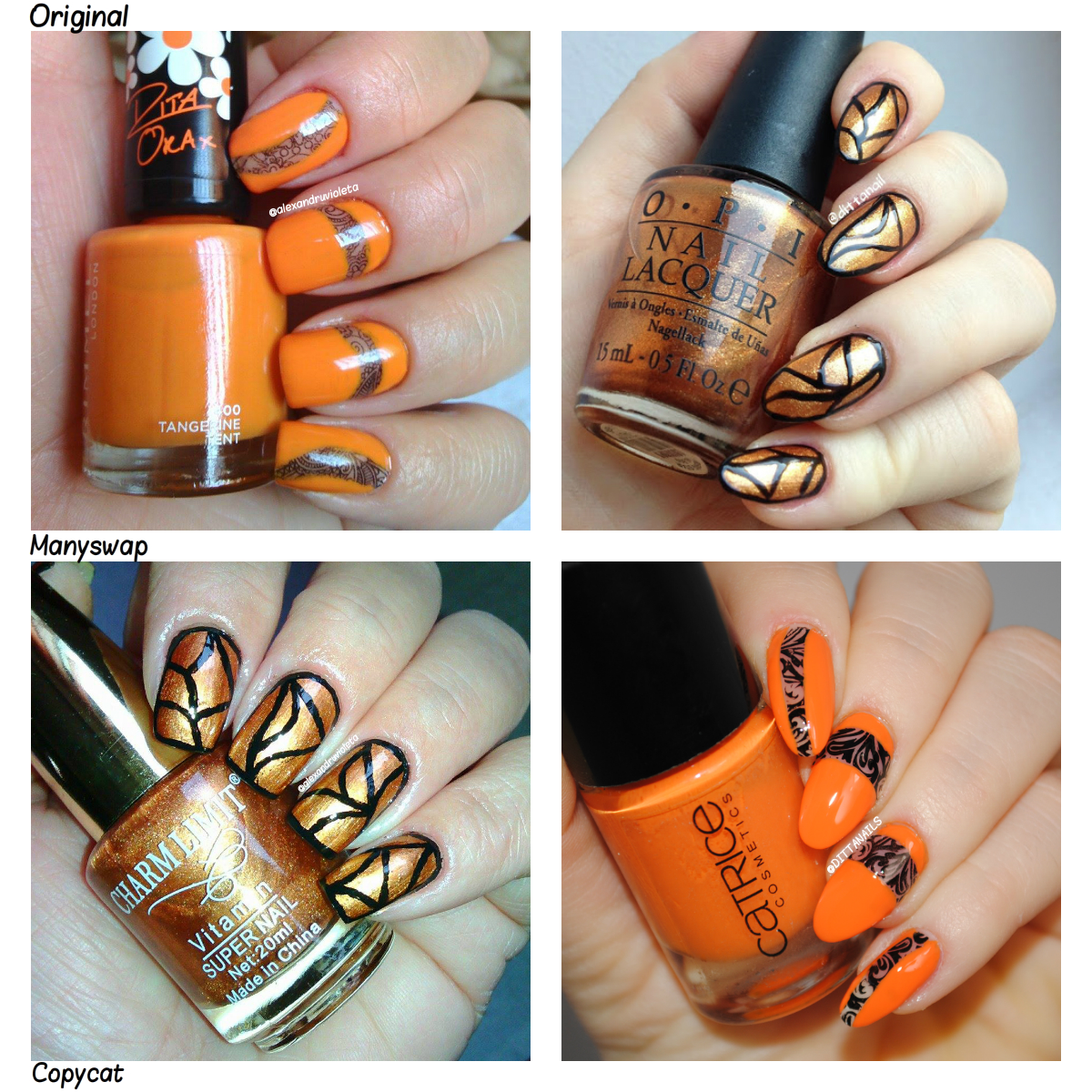 Ditta's nail design & art : Mani-swap