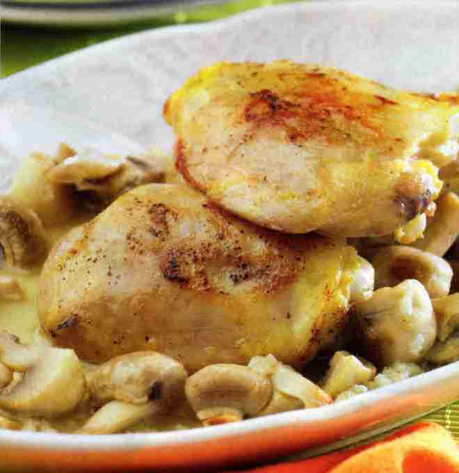Recetas: Pollo con Hongos ~ Mis Manitas Creativas