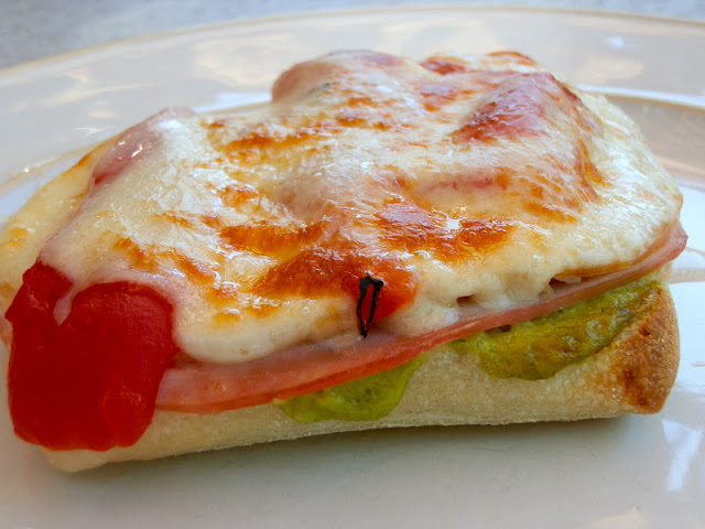 Grilled Open Face Sandwich with Cilantro Aioli