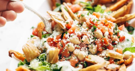 Loaded Mediterranean Street Fries - All Recipe Network