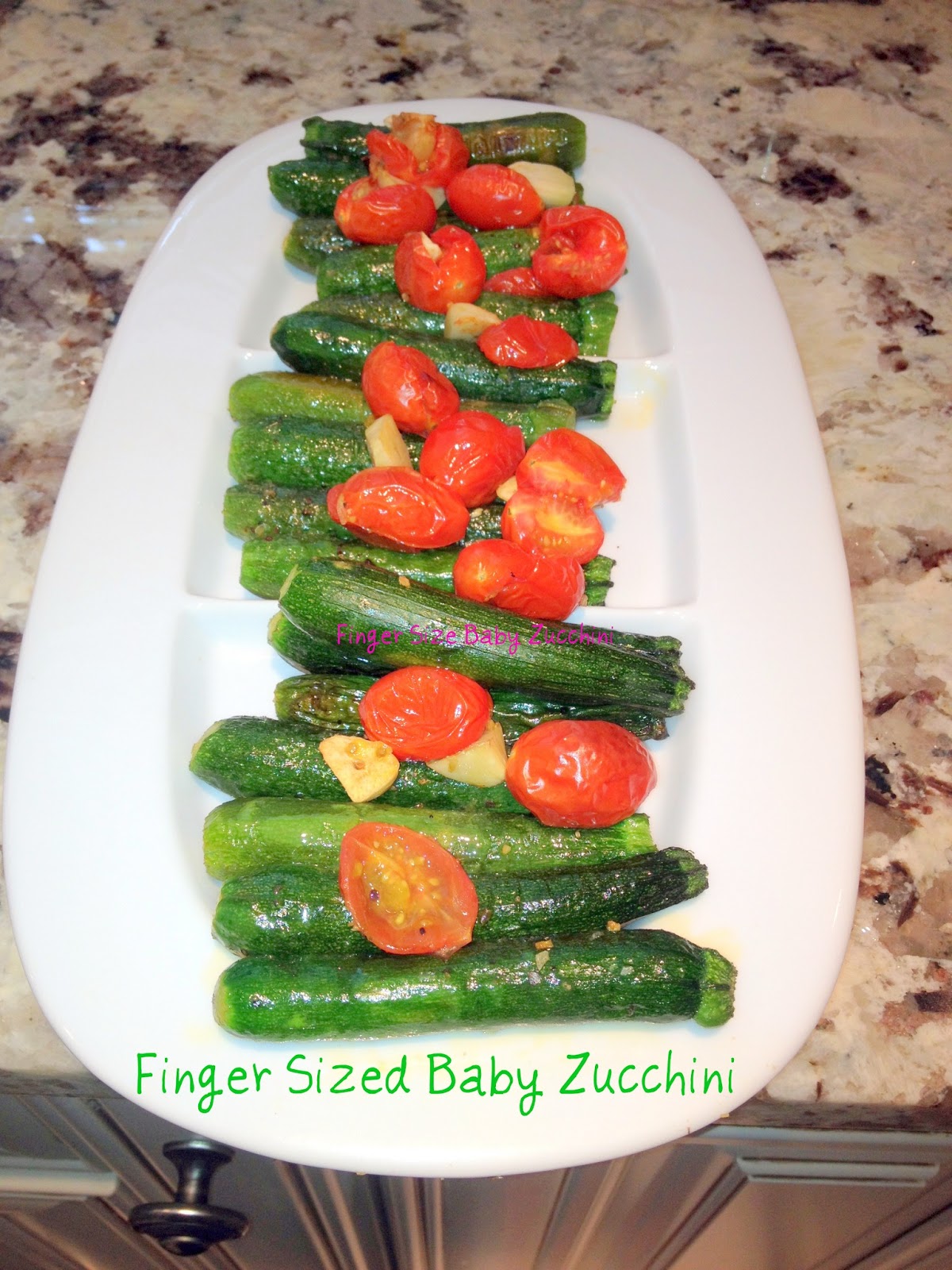 Gluten Free A-Z : Baby Zucchinis Roasted With Herbs