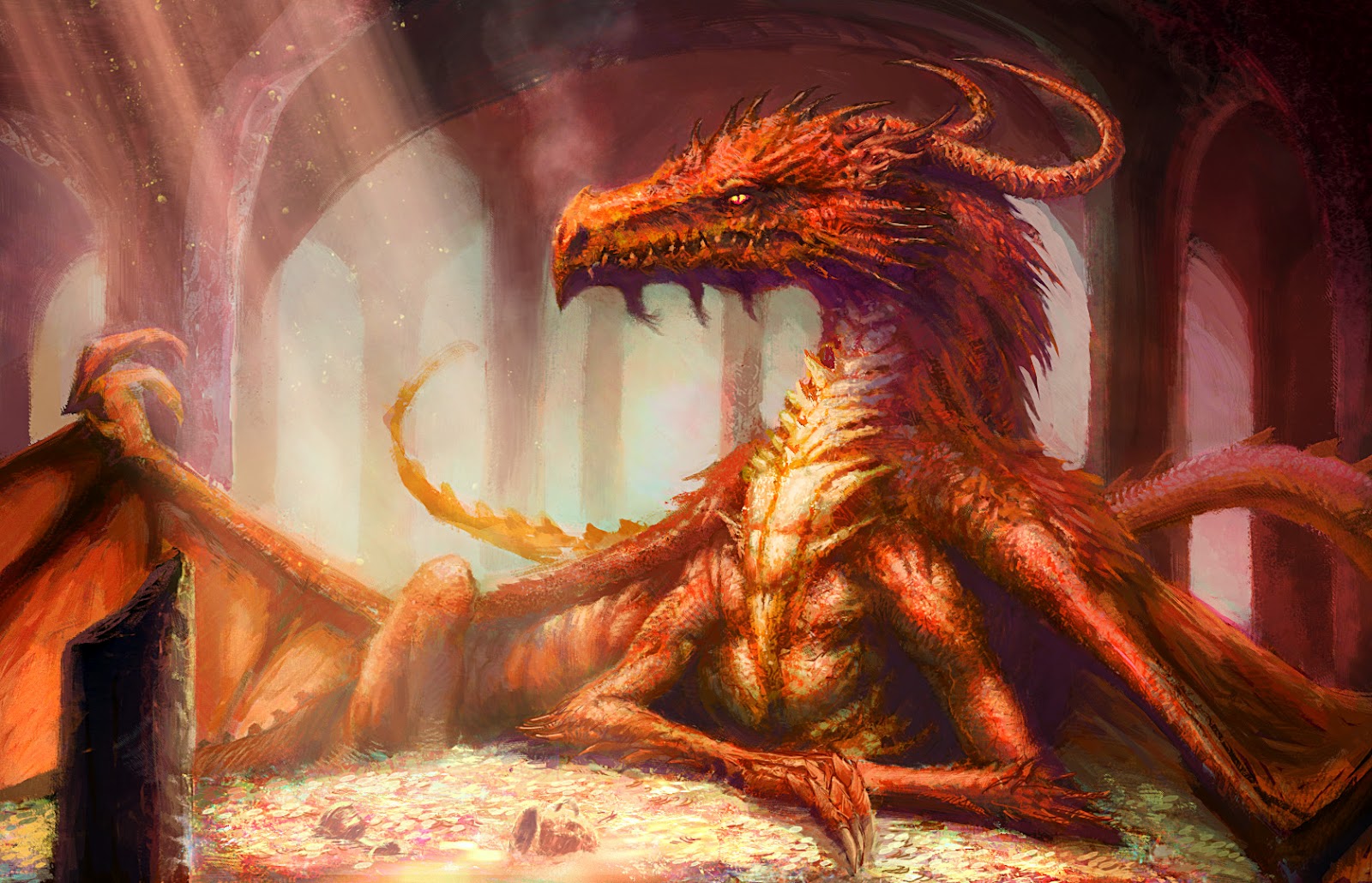 Lord of the Rings: Smaug, the dragon of Middle Earth