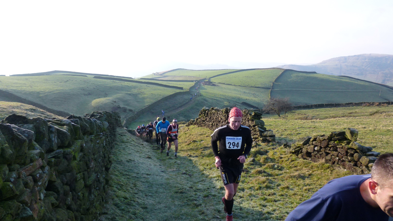 Nick Ham - long distance runner: Lamb's Longer Leg 5k+ fell race. 13/01 ...