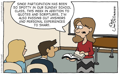 Ward Cartoonist: Sunday School Answers