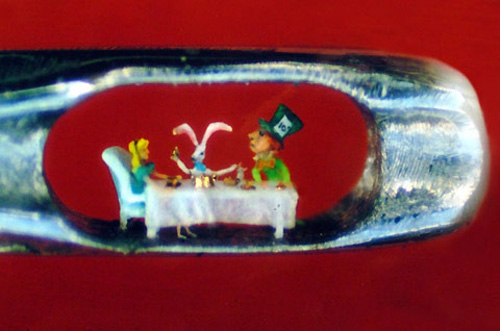 My Owl Barn: Willard Wigan's Microscopic Sculptures