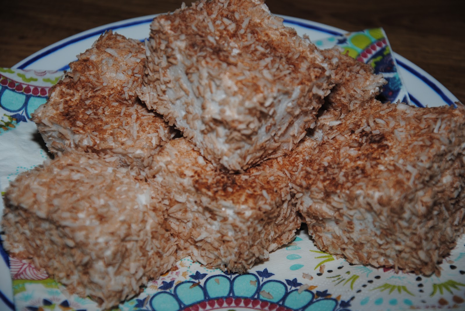 Matiallaformer: Skumbollar med kokos