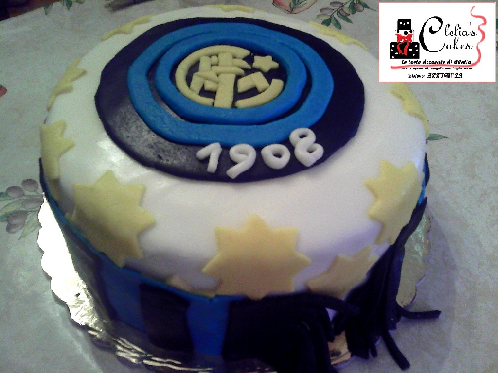 clelia's cakes: torta inter - inter cake