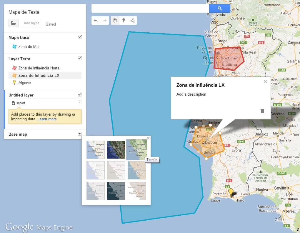Google Maps Engine Lite - Cria os teus Próprios Mapas | Aberto até de ...