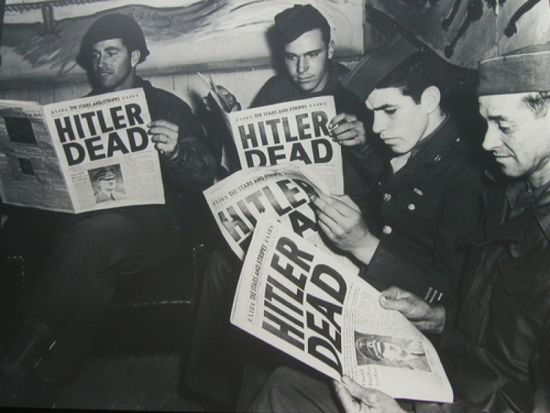 Hitler Dead, April 1945 ~ vintage everyday