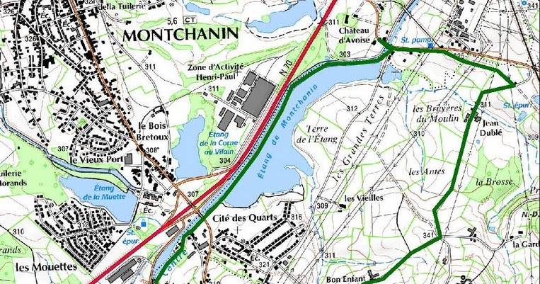 Les randonneurs du mercredi: Rando à Montchanin