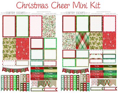 Starfire Stickers: December 2016 Monthly Freebie Mini Kit