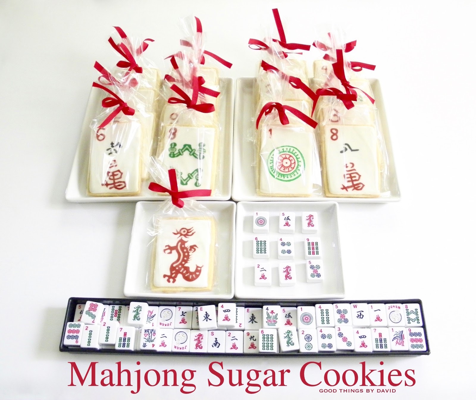 Mahjong Sugar Cookies