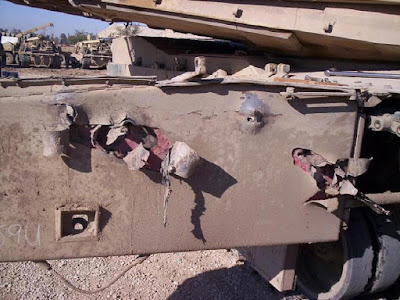 Below The Turret Ring: Early M1 Abrams composite armor