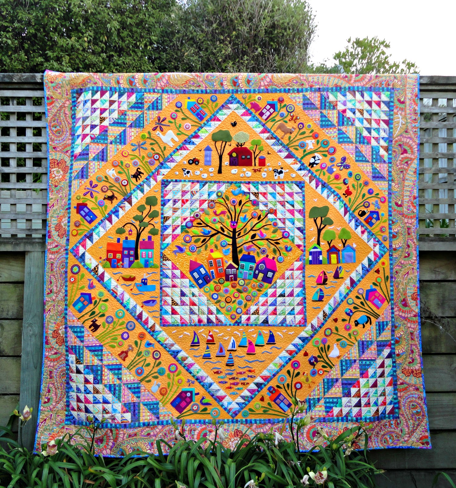 Wendy's Quilts and More: Home and Away quilt