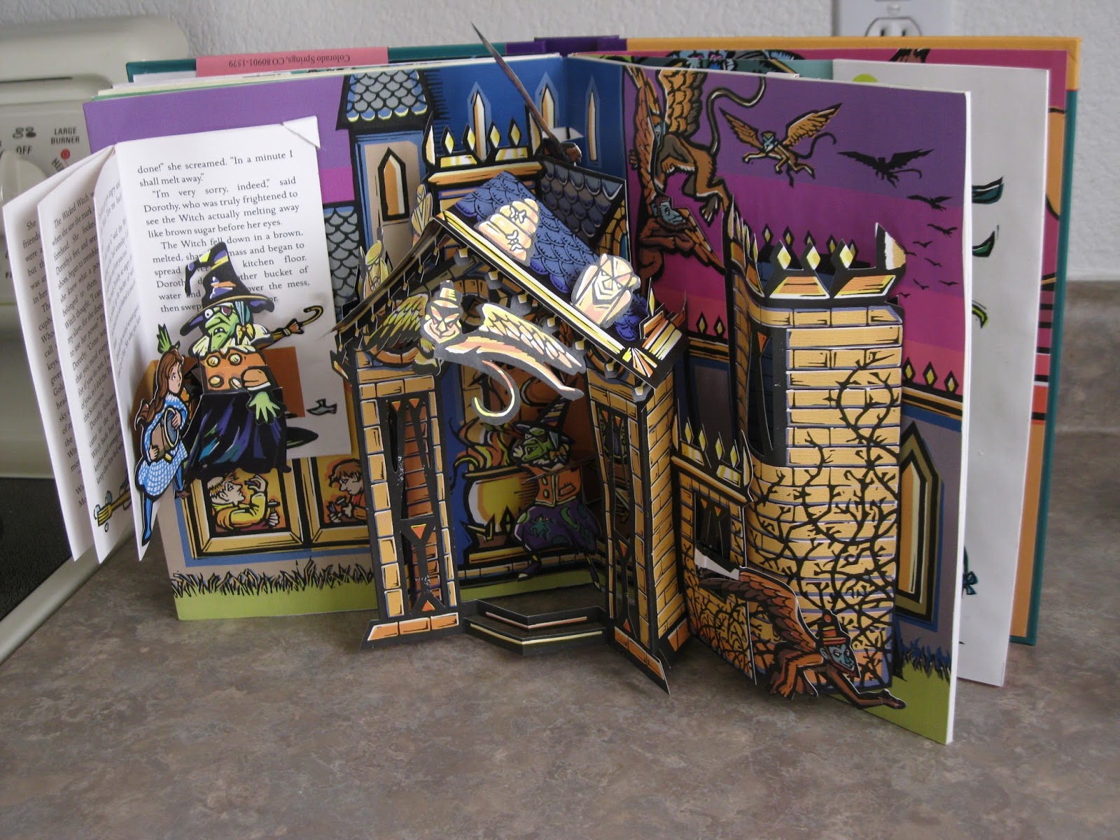 Angela's Anxious Life: The Wonderful Wizard of Oz-Pop Up Book -Classics ...