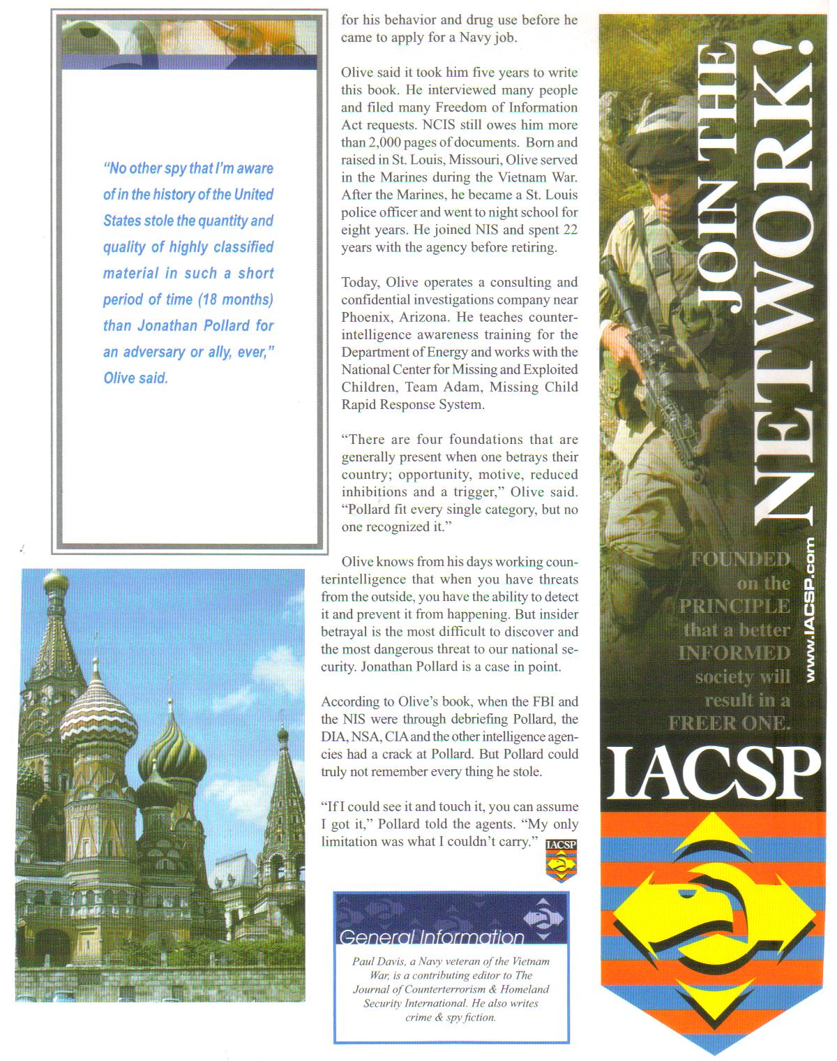 Paul Davis On Crime: A Look Back At The Convicted Spy Jonathan Pollard ...