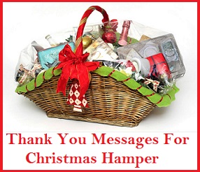 Christmas Thank You Messages: Thank You Messages For Christmas Hamper