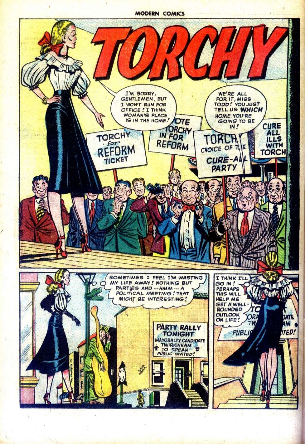 Ominous Octopus Omnibus: Torchy - MODERN COMICS #78