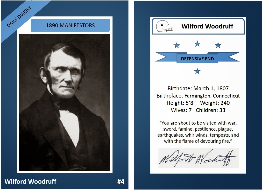 Modern Mormon Men: Prophet Playing Cards: Taylor & Woodruff