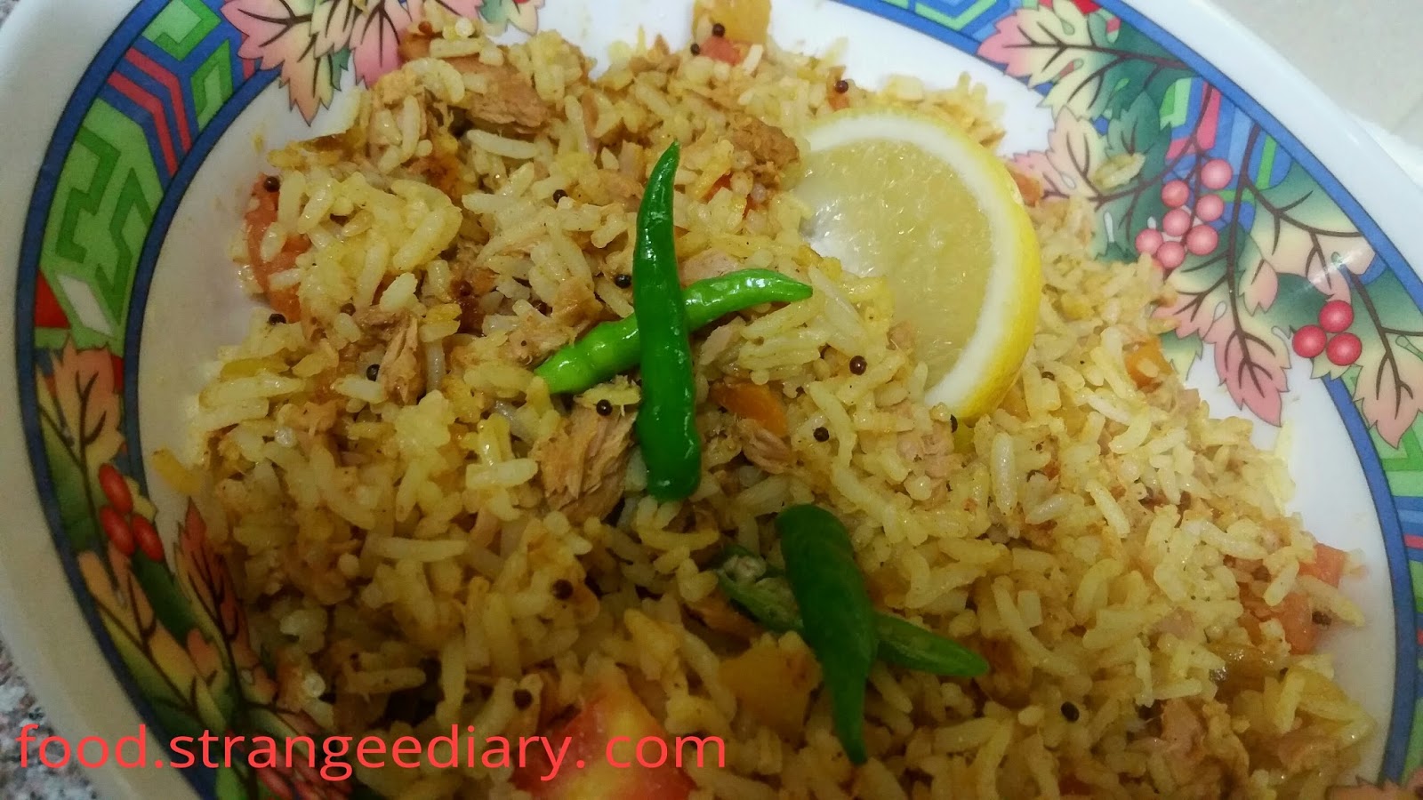 recipe database: Tuna rice