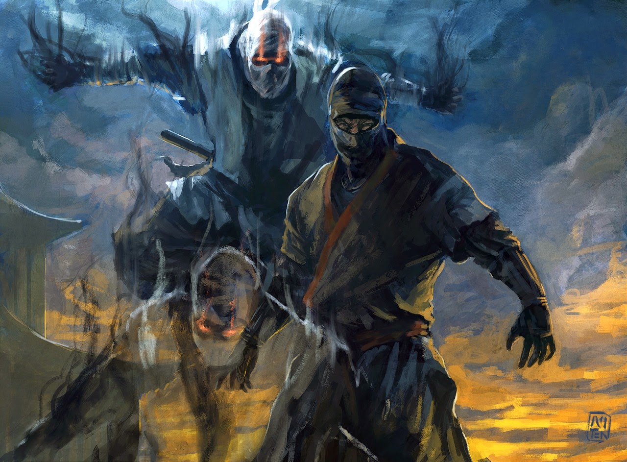 BLOOD WORK: WRITTEN IN BLOOD: VIKING VS NINJA