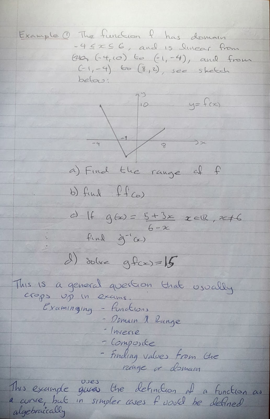 A Level Maths Notes: July 2014