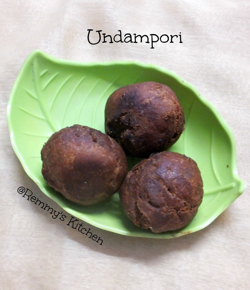 Remmy's Kitchen: Undampori / Undan pori / Sweet bonda