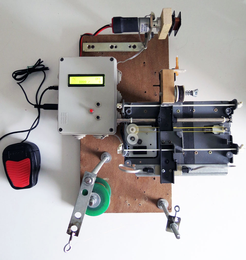 Davide Gironi blog: A CNC Pickup Winding machine built on an ATmega8