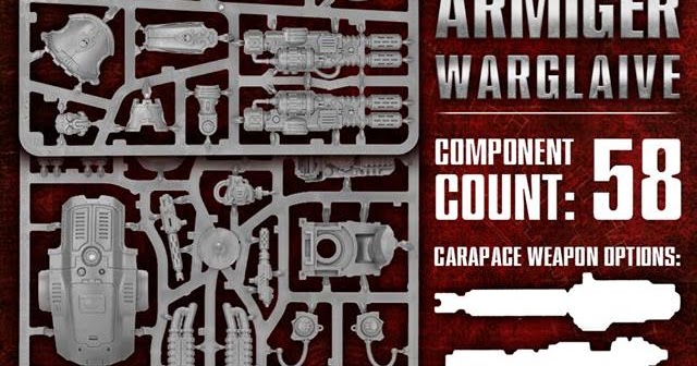 Armiger Warglaive Size Comparison and Sprues - Faeit 212