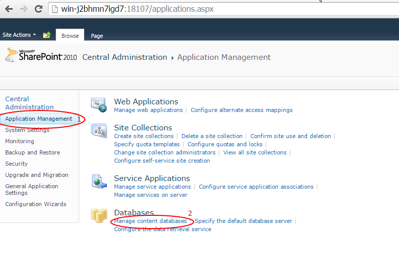 Cómo acceder a Bases de datos en SharePoint 2010