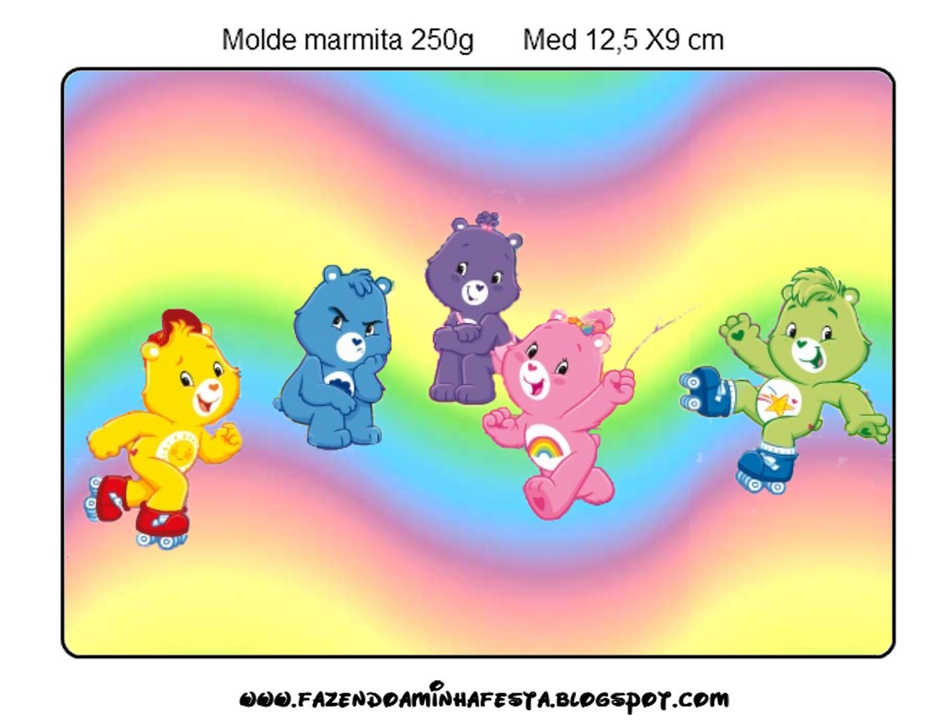 Care Bears Party: Free Printable Candy Bar Labels. - Oh My Fiesta! in ...