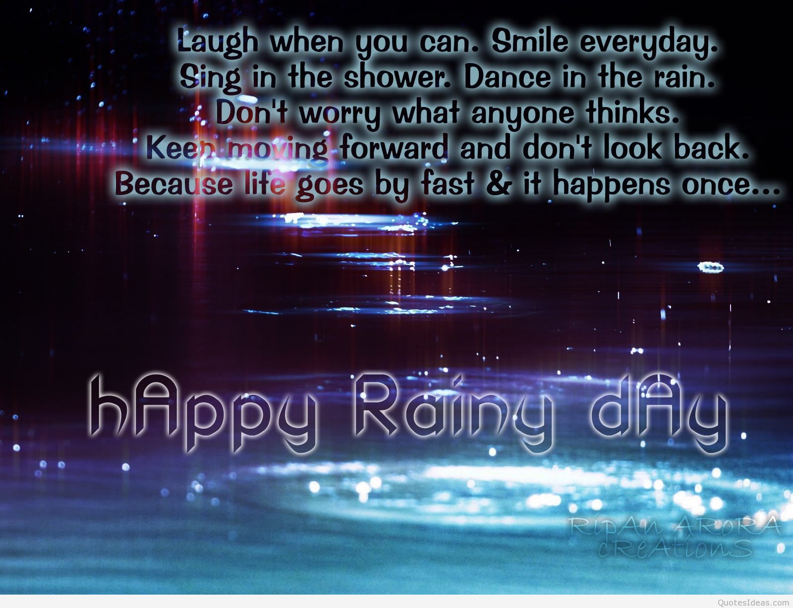 happy rainy day pic 2017