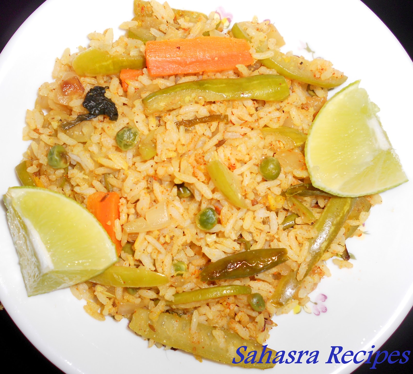 Sahasra Recipes: Dondakaya (Tindora) Rice
